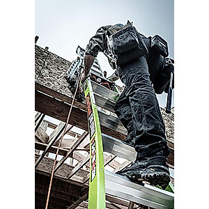 Little Giant Ladders, King Kombo, Professional, 5 Ft. A Frame, 8 Ft. Extension, Fiberglass, Type 1AA, 375 lbs Weight Rating, (13580-001)