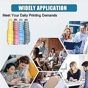 RIOMAN TN612 Toner Cartridge Replacement for Konica Minolta High Yield Compatible Toner Cartridge Work for Konica Minolta Bizhub Press C6500 C6501 C5500 C5501 Printers Combo Pack