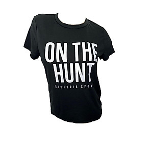 Victoria's Secret Sport Tee Color Black Short Sleeve Crew Neck New (Large)