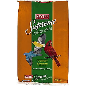 Kaytee Pet Products Supreme Wild Bird Pet Food, 25-Pound