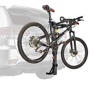 Allen Sports Premier Hitch Mounted 2-Bike Carrier, Model S525, Black