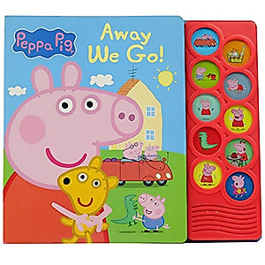 Peppa Pig - Away We Go 10-Button Sound Book - PI Kids (Play-A-Sound)