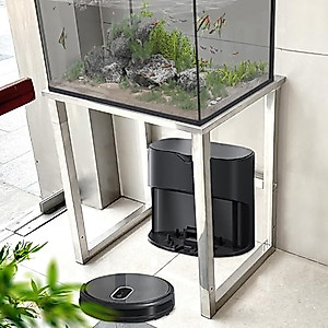 Stainless Steel Workbench Warehouse Packing Table Household Shelving Fish Tank Rack Commercial Kitchen Preparation Table Thickened Stainless Steel Metal Table Sturdy and Stable