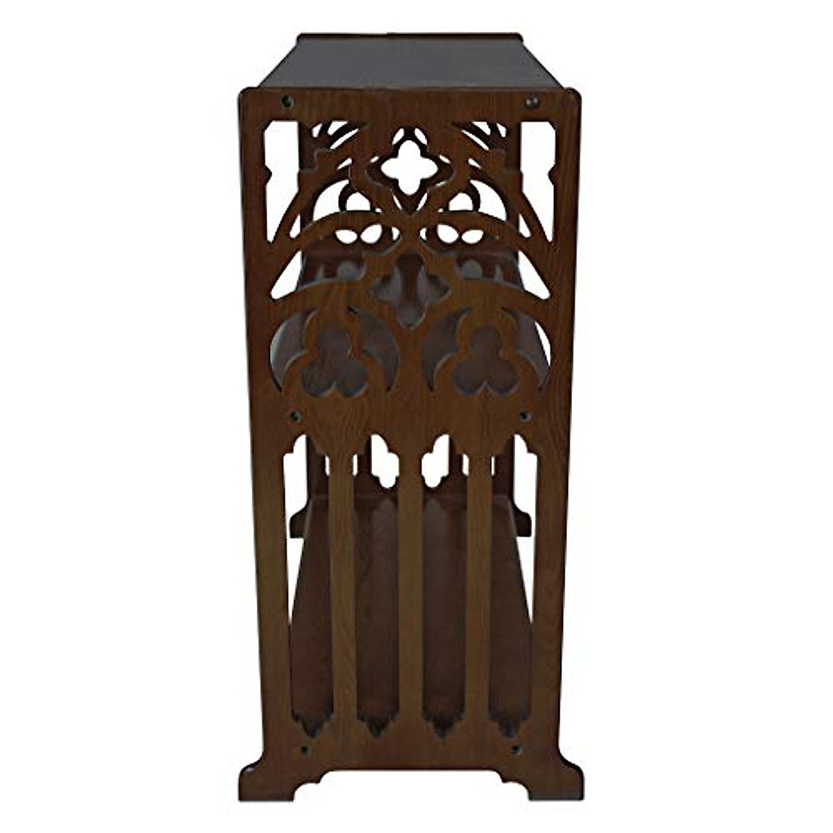 Design Toscano St. Thomas Aquinas Gothic Wooden Bookshelf