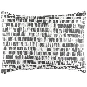 Pine Cone Hill Talus Granite Duvet Sham, Standard Size, Grey Graphic Pattern