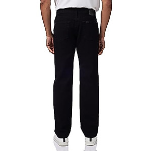Lee Men's Relaxed Fit Straight Leg Jean, Double Black, 28W x 30L