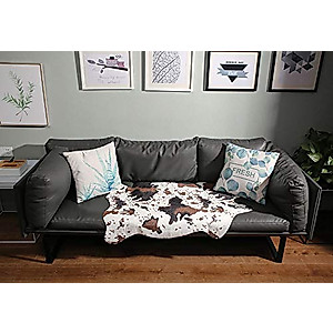 MustMat Cute Cow Print Rug Fun Faux Cowhide Area Rug Nice for Decorating Kids Room 29.5" W x 43.3" L