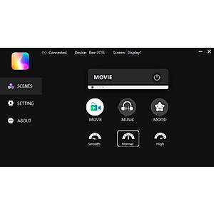 Immersion Monitor Backlight, Color Synchronized with The Screen, Ambient Lighting for Bedroom and Gaming Room, Gaming Lights fits 17-20 inch Monitors