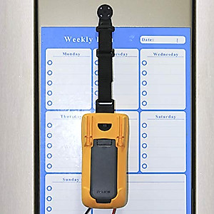 Hanging Loop Strap Magnet Hanger Kit For Fluke Instruments Multimeter 1 Straps, 1 Clips and Magnetic Hanger
