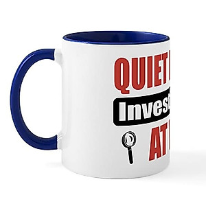 CafePress Investigator Work Mug Ceramic Coffee Mug, Tea Cup 11 oz