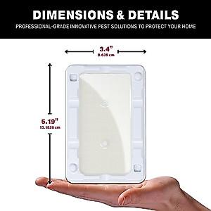Catchmaster Cold Weather Mouse Traps Indoor for Home 6PK, Winter Pest Control Adhesive Tray for Bugs, Crickets, & Spiders, Pet Safe Glue Traps for Mice in Basement, Walk-In Fridge, Warehouse, & Garage