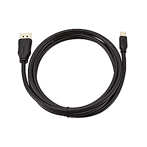 Amazon Basics 4K Mini DisplayPort to DisplayPort Cable - 6 Feet, Black