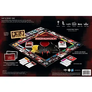 Monopoly IT Board Game | Based on The 2017 Drama/Thriller IT | Officially Licensed IT Merchandise | Themed Classic Monopoly Game