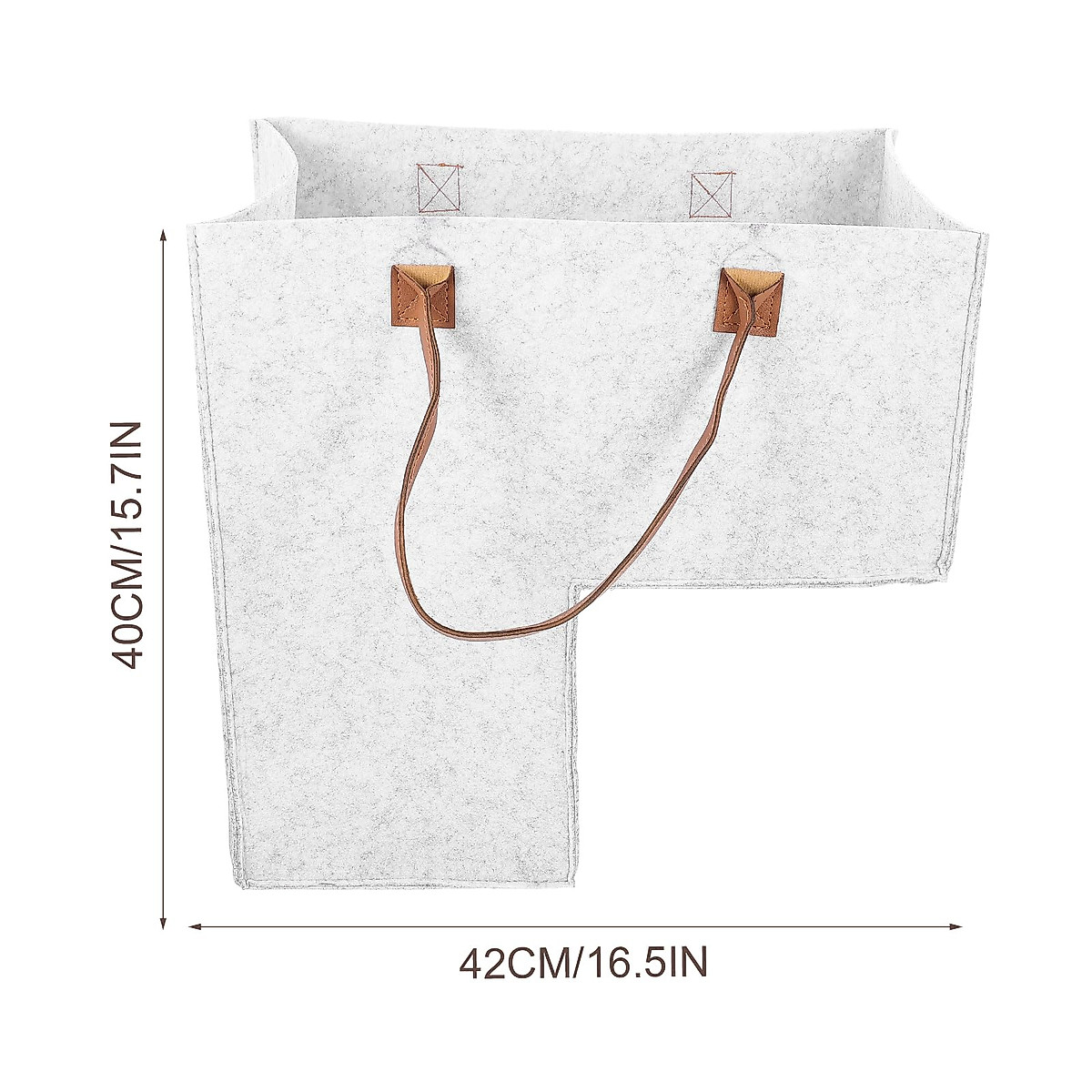 Cabilock Stair Baskets, Stair Step Storage Organizer Staircase Basket Laundry Basket Dirty Clothes Basket Toy Baskets for Laundry Clothes Hampers Containers Light Grey