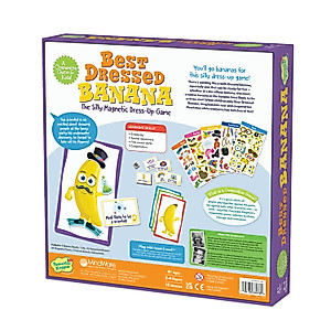 Peaceable Kingdom Best Dressed Banana Cooperative Board Game – Ideal for 2-4 Players Ages 4 and Up