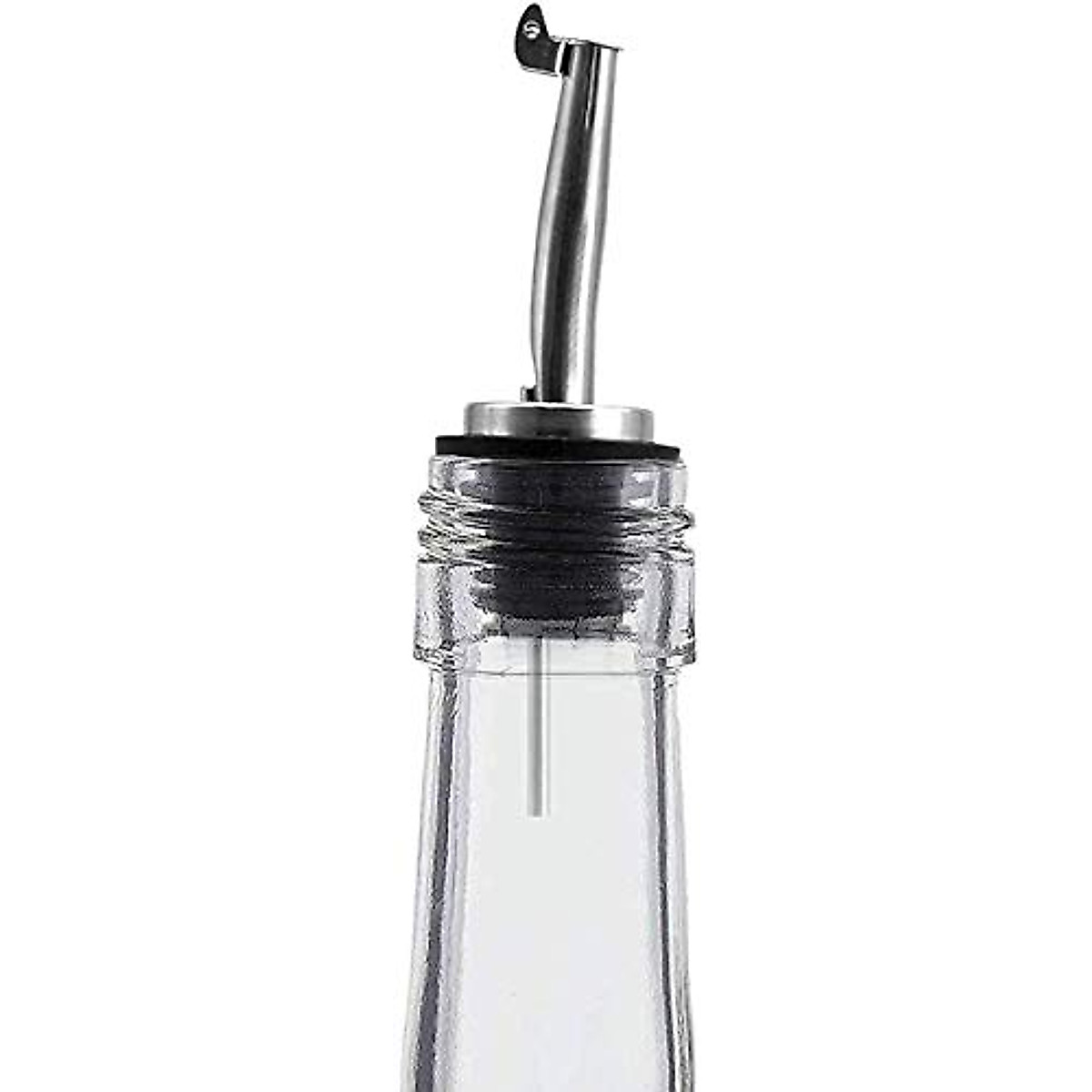 Axe Sickle 6 Pcs Oil Spout Liquor Pourers Bottle Spout Speed Pourer Olive Oil and Vinegar Stopper Spout for About 3/4" Bottle Mouth, with Flip Top