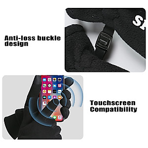 NOVEDAD Winter Gloves Men and Women/Windproof/Waterproof/Touch Screen/Increases The Grip Strength Thermal Glove for Driving Hiking Freezer Snow Work Cycling Running Outdoor Activities