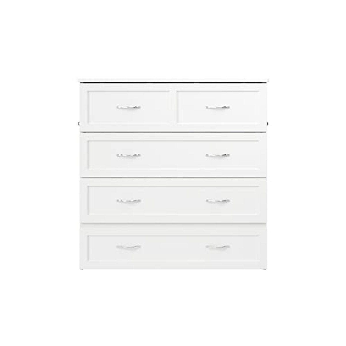 AFI, Vivian Murphy Bed Chest Twin XL with Storage Drawer and Built-in USB Charger, White