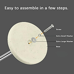 Black Paper Towel Holder Countertop, Kitchen Cling Film Holder Paper Towel Roll Holder Standing Roll Paper Storage Rack, Free Stand Weighted Paper Towels Holder Easy Tear to Use in Bathrooms