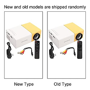 Mini Stylish Portable Home Theater, LED Projector with Native Resolution 320 x 240 Pixels HDMI VGA Multimedia Player Home Theater for Home Entertainment(59.99)