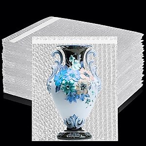EPHECH 20PCS Self-Seal Bubble Out Bag Pouches, 12" x 16" Clear Bubble Cushioning Wrap Bag, Double Wall Shockproof Bubble Pouches Bag Protective Storage Bag for Moving, Shipping, Packing and Storage