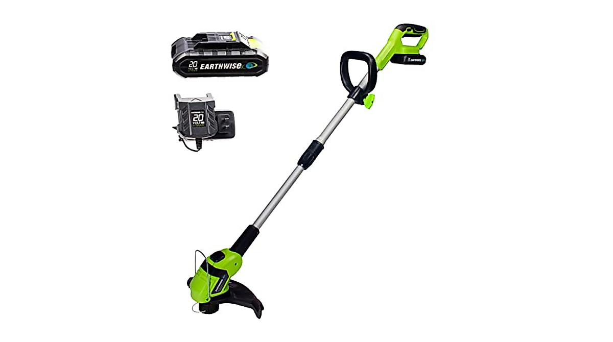 Earthwise 20V Cordless String Trimmer & Edger - Battery Included