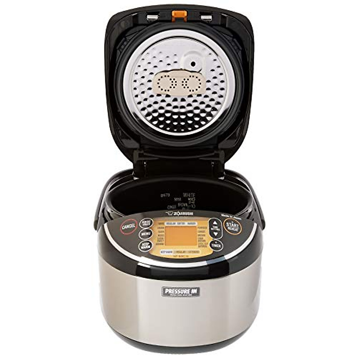 Zojirushi Pressure Induction Heating Rice Cooker & Warmer, 10 Cup, Stainless Black, Made in Japan and CD-NAC50BM Micom Water Boiler & Warmer, 5.0 Liter, Metallic Black