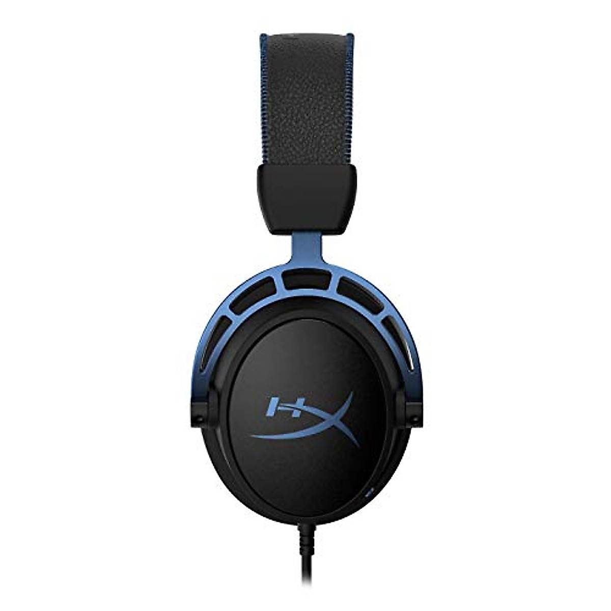 HyperX Cloud Alpha S - PC Gaming Headset, 7.1 Surround Sound, Adjustable Bass, Dual Chamber Drivers, Chat Mixer, Breathable Leatherette, Memory Foam, and Noise Cancelling Microphone - Blue