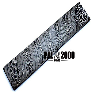 PAL 2000 KNIVES Billets Pattern Bar - Custom Damascus Steel Billet - Handmade Damascus Steel Bar - Twist Pattern Blank Blade - 15"x2"x2 mm (9920)