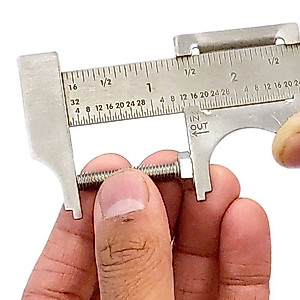 General Tools Slide Caliper #729, 16th and 32nd Graduation, 0 to 4-Inch Range, Inside and Outside Measurement