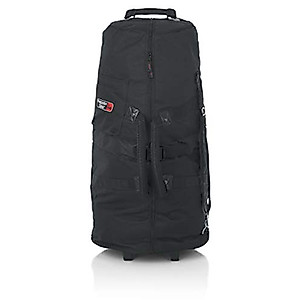 Gator Cases Protechtor Series Padded Conga Gig Bag with Adjustable Strap and Wheels; Fits most Standard Sized Conga's (GP-CONGA-W)