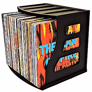 Binder Way - 3 Ring Binder Stand, Desktop Organizer, Vertical Book Shelf, Vinyl Record Storage Holder, Scrapbook 12x12 Paper Rack, LP Box, Lever Arch Filing Crate, Photo Album Cube - Stackable