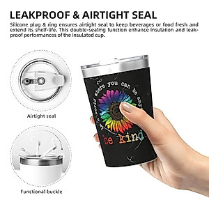 Gay Pride Stuff LGBTQ Accessories Gifts For Women Men 12oz Insulated Stainless Steel Tumbler Coffee Tumbler with Lid and Straw Double Wall Vacuum Travel Mug Tumbler Cup-E