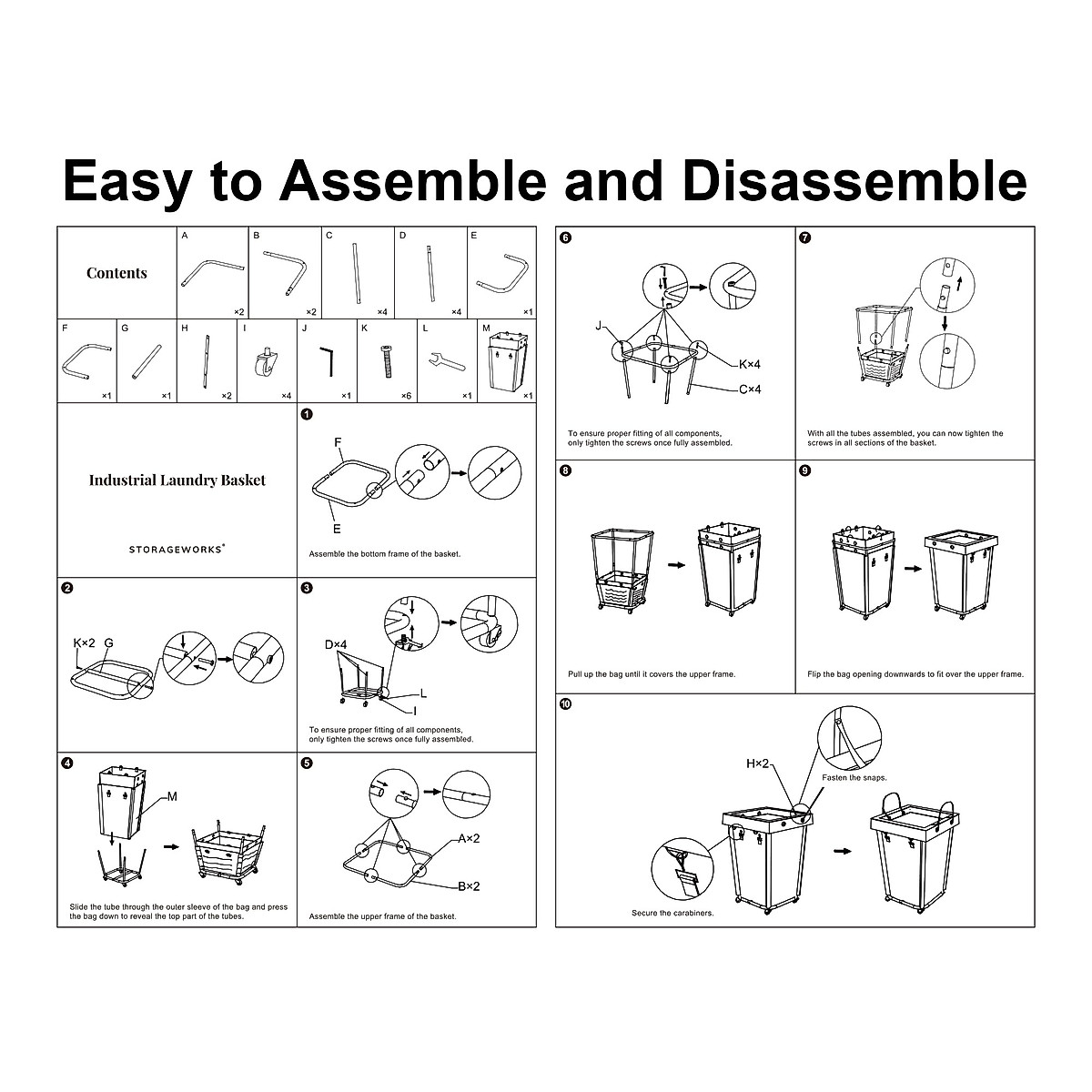 StorageWorks Laundry Hamper with Wheels, 160L Large Hampers for Laundry Rolling Laundry Basket, Dirty Clothes Hamper for Hotel, Home, Closet, Dorm, Beige, 1-Pack