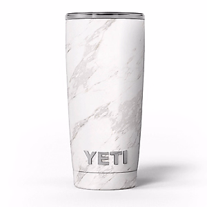 Design Skinz Marble Surface V3 - Skin Decal Vinyl Wrap Kit Compatible with The Yeti Rambler Cooler Tumbler Cups