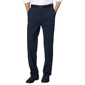Dockers Men's Signature Go Straight Fit Khaki Smart 360 Tech Pants (Regular and Big & Tall), (New) Navy Blazer, 36W x 34L