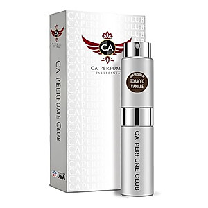 CA Perfume Impression of T. Ford Tobacco Vanille For Men Replica Version Fragrance Dupes Concentrated Long Lasting Eau de Parfum Spray Refillable Atomizer Bottle 0.27 Fl Oz/8ml-X1
