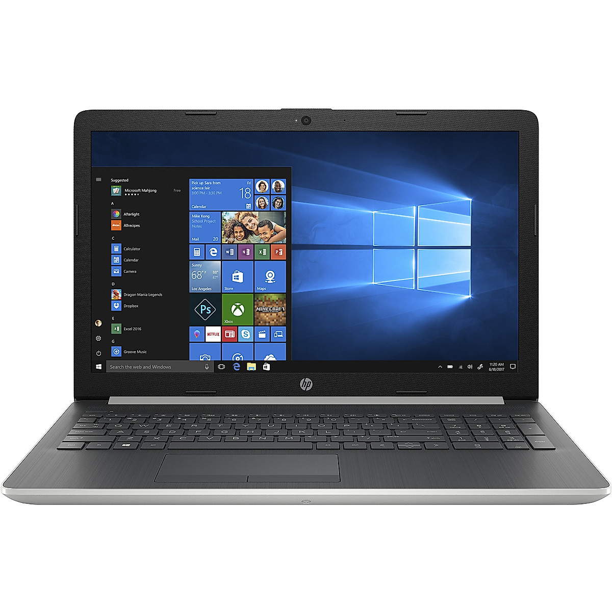 HP New 15.6" HD Touch Intel i5-8250U 3.4GHz 4GB DDR4 1TB HDD + 16GB Optane DVD Webcam Bluetooth HDMI Windows 10