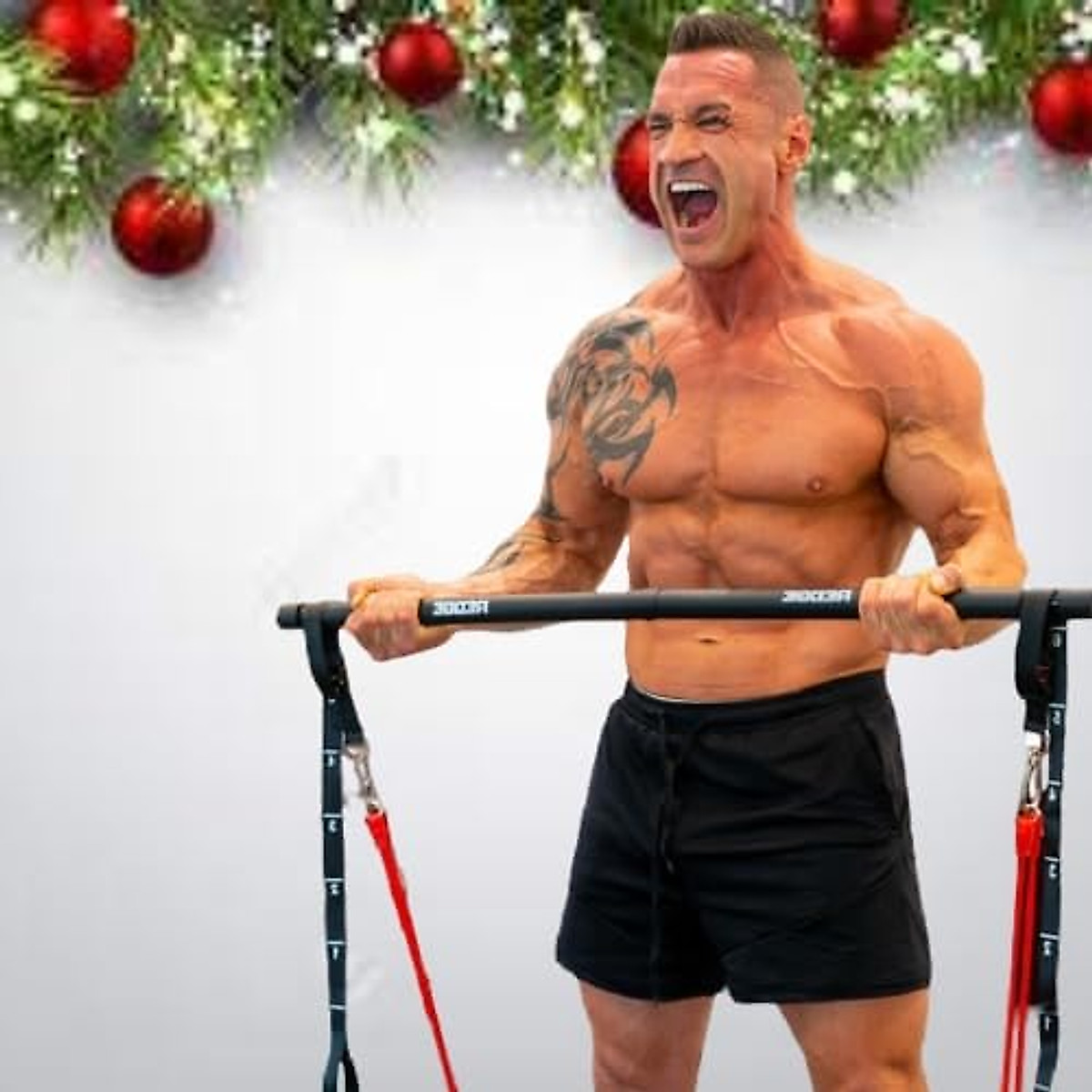 Redge Fit™ Complete Portable Full Body Home Gym Park Workout Set I Best Gift for Christmas I Resistance Bands for Beginners to Elite Athletes I Train Insane (with Free app)