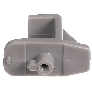 OCS Parts P993200800 Gray Plastic Shelf Clips | 12-Pack | Replacement Shelf Clips for Turbo Air Commercial Kitchen Freezers and Refrigerators