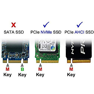 chenyang M.2 NVME to PCIe 3.0 X1 Adapter NVME/AHCI SSD to PCI Express Expansion Card Adapter