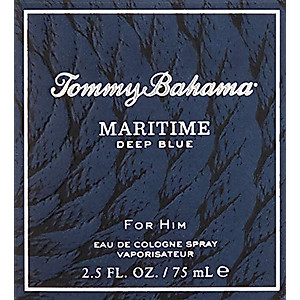 Tommy Bahama Maritime Deep Blue Eau de Cologne Spray, 2.5 Fl Oz (Pack of 1)