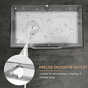 Outlet Safety Covers Outlet Cover safety outlet cover box socket cover box plastic outlet covers Proofing: Box Clear Wall Protector