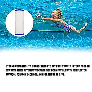 RvSky Garden Supplies Pool Filter Polyester Mesh Children's SPA Filter Element Replacement for Pleatco PWW50L