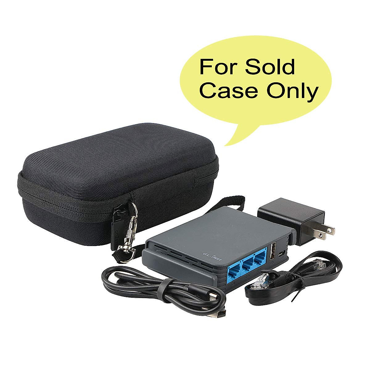 co2CREA Hard Travel Case Replacement for GL.iNet GL-AXT1800 GL-AR750S-Ext Pocket-Sized Wi-Fi 6 Gigabit Travel Router