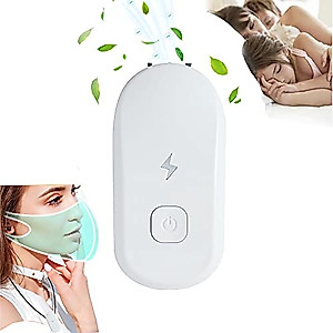 Mini Portable Personal Air Purifier Necklace with USB Rechargeable, Air Ionizer Eliminates for Bedroom, Airplane, Pollen, Smoke, Dust Outdoor, Travel