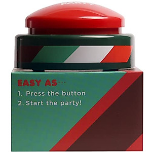 30 Second Dance Party - The Holiday Button | Dance Party Button with Music | Gag Gifts | Office Toys, Stocking Stuffer