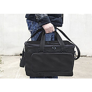 Art/Craft Supply Storage Container Oxford Portable Artist Carrying Bag Case Box, Painting Box, Large Travel Messenger Bag, Waterproof Tote Bag for Painting Brushes, Palette, Pencils, Oils & Paints