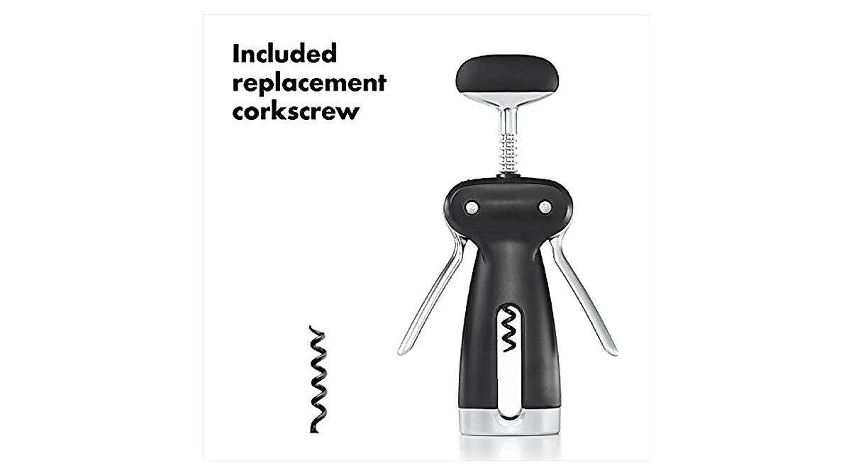 OXO SteeL Winged Corkscrew: Effortless Cork Removal