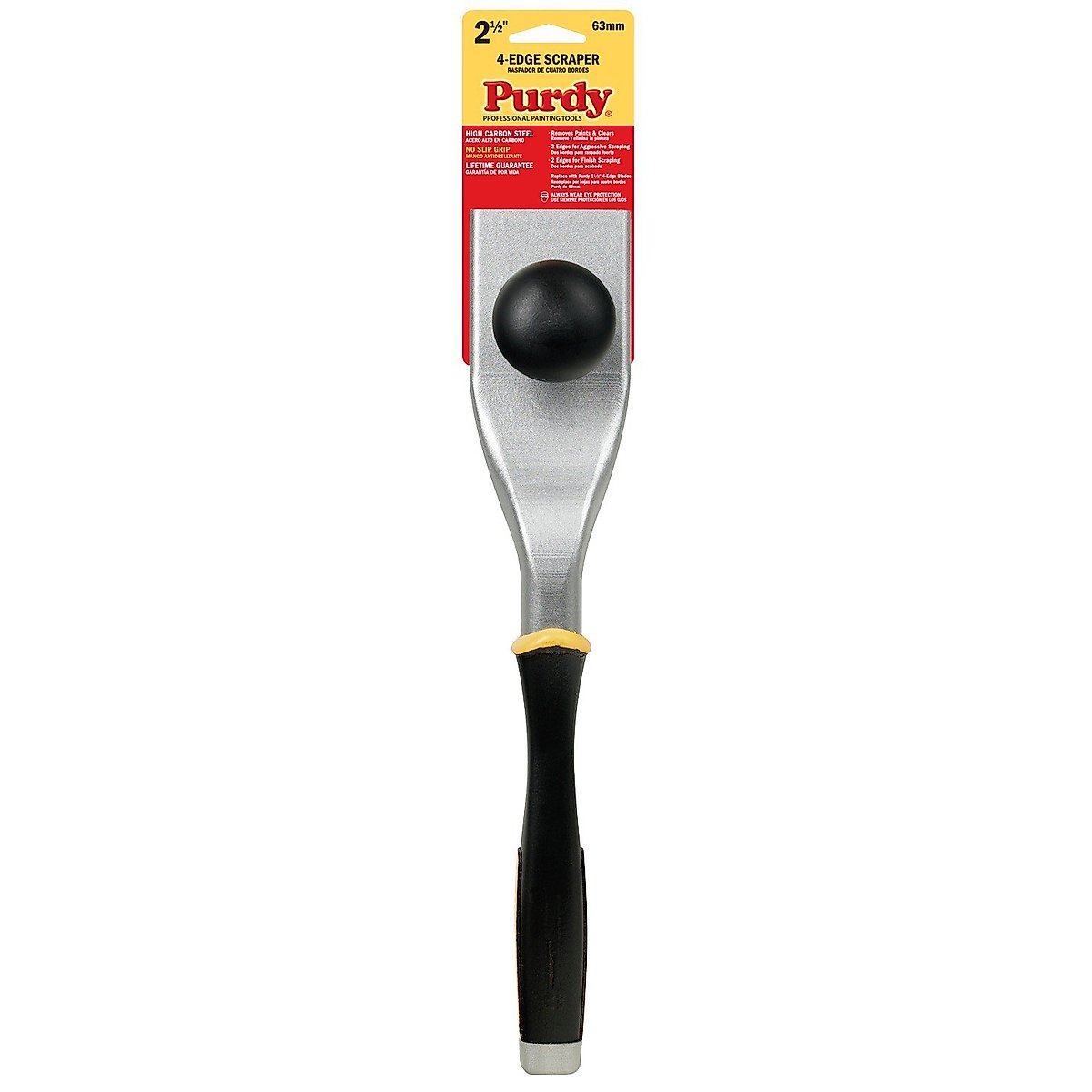 Purdy 144900240 Premium 4-Edge Scraper with Hammerhead and Knob, One Size, Multi